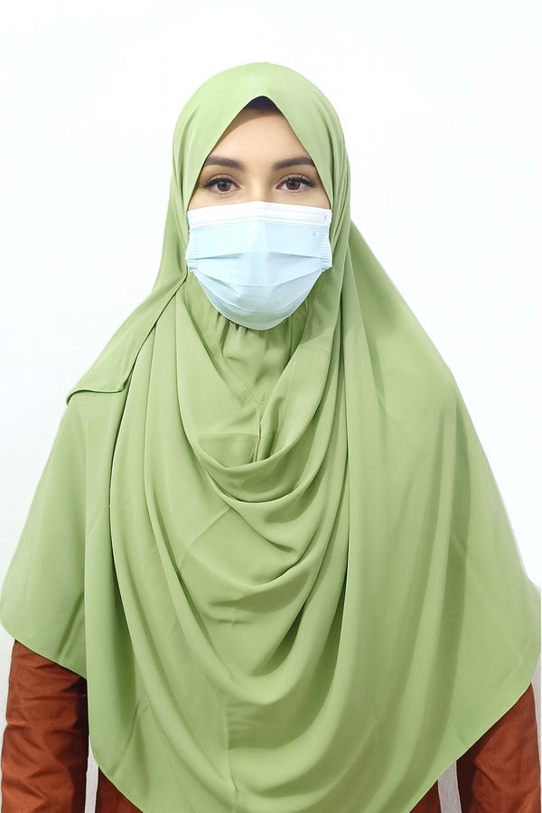 Ready Hijab- Light Green Color – Good Goods BD